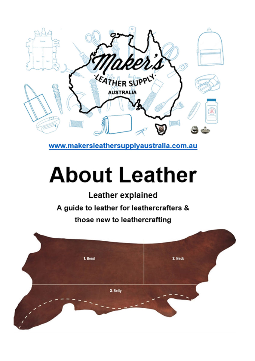 About Leather, a guide to Leather for Leathercrafters and those new to ...