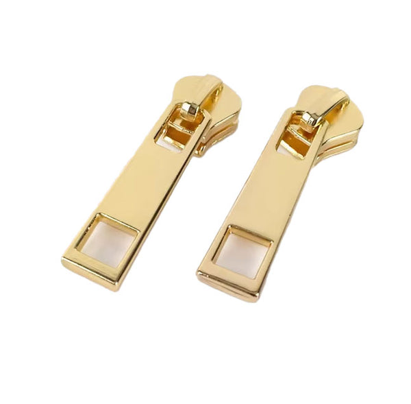 5# Light Gold Zipper Pull for Metal teeth (chain) Zipper – Maker's ...