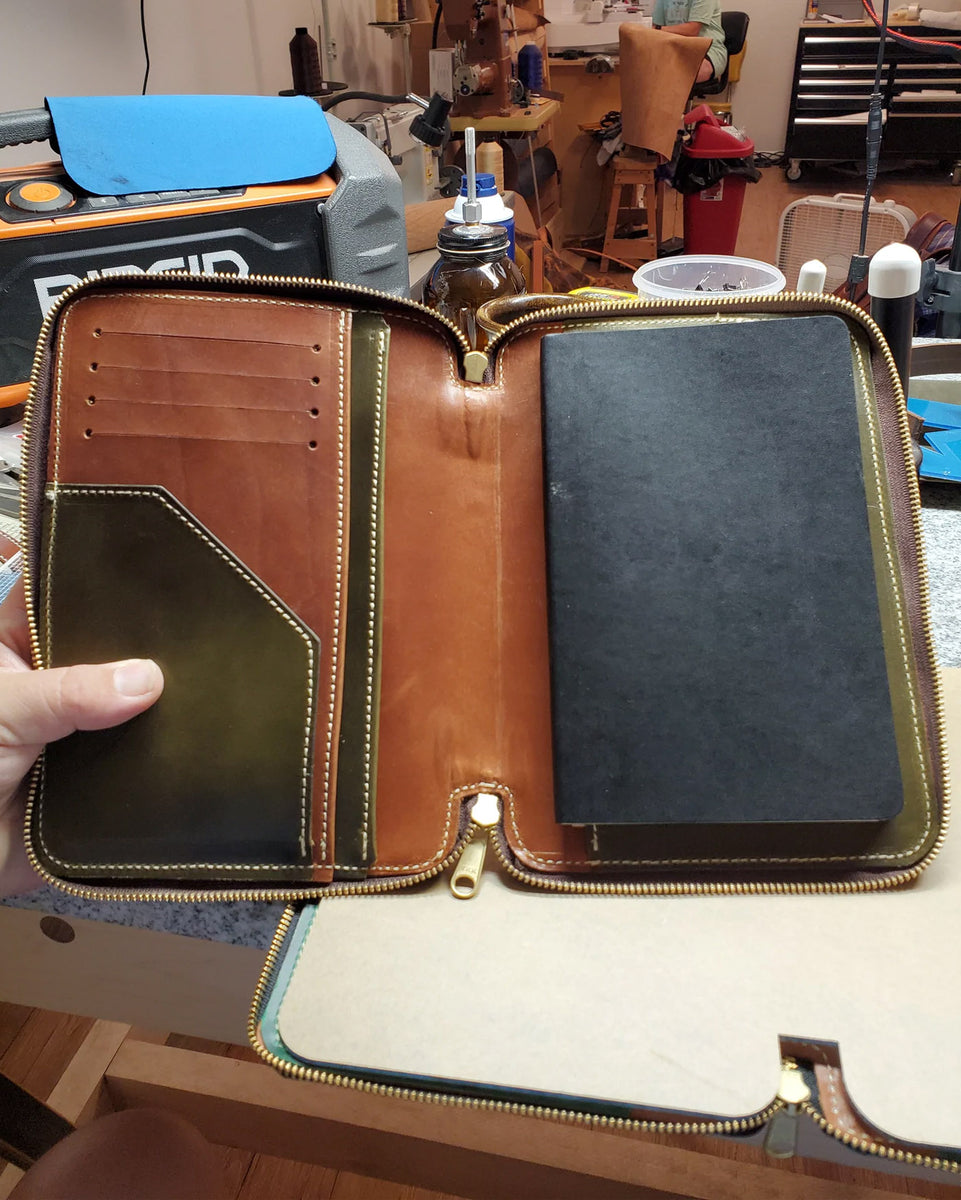 Zippered Notebook Template Set – Maker's Leather Supply Australia